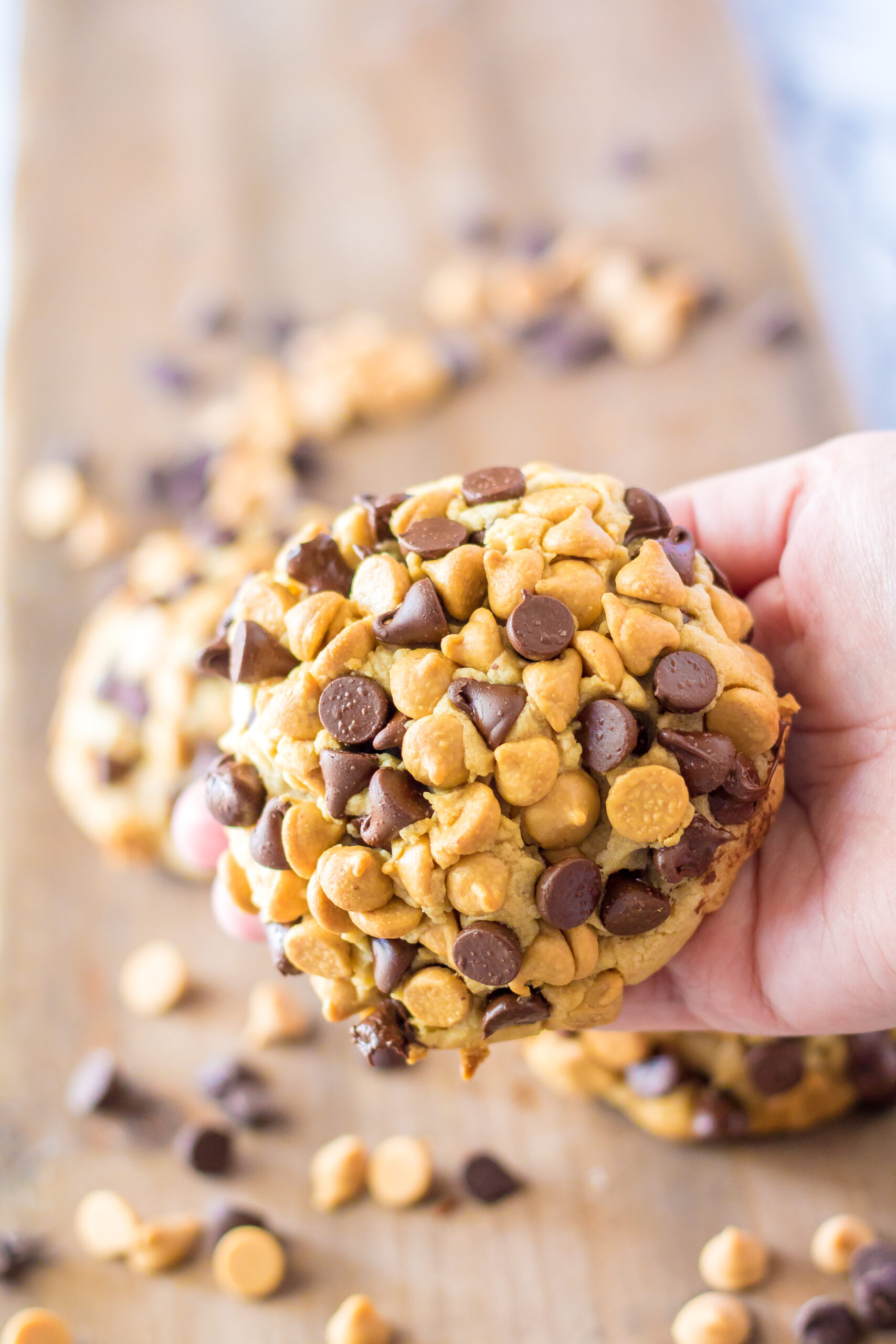 Giant Peanut Butter Cookies - Life With The Crust Cut Off