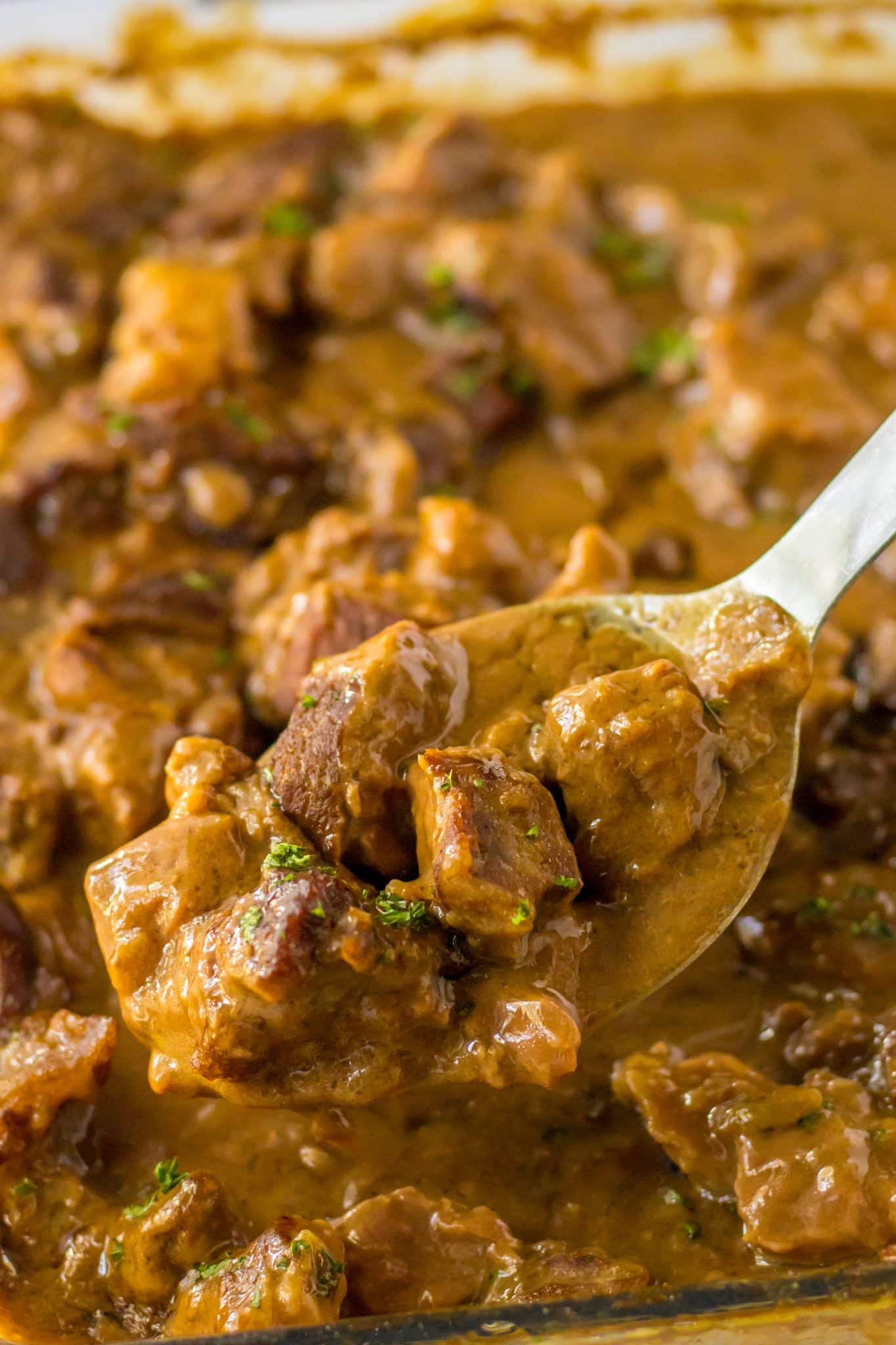 Best Ever Oven Beef Tips - Life With The Crust Cut Off