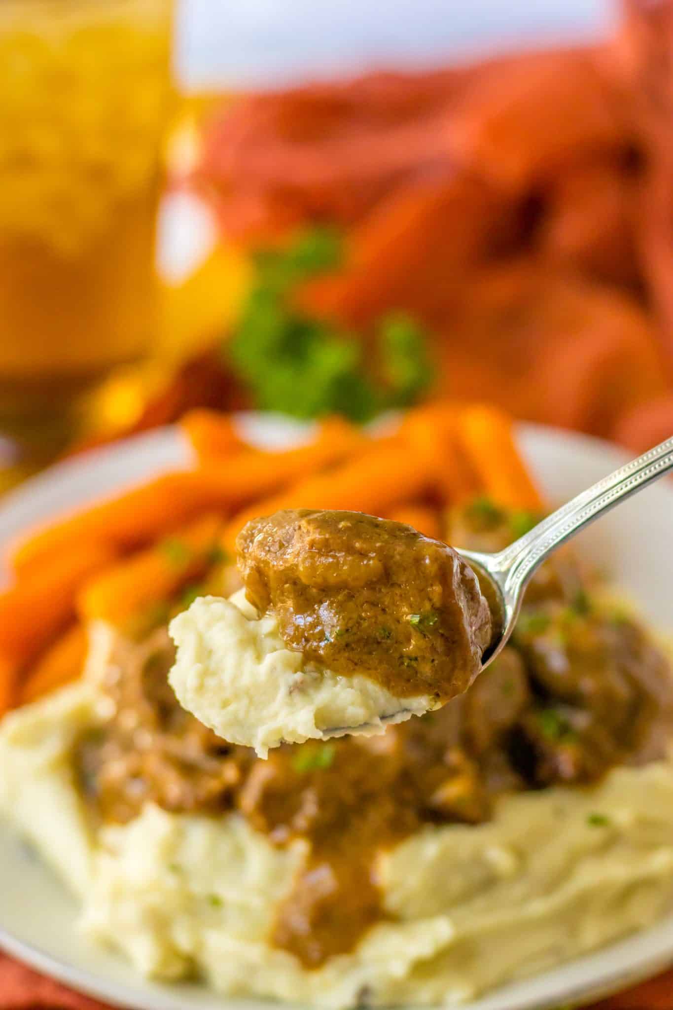 Best Ever Oven Beef Tips - Life With The Crust Cut Off