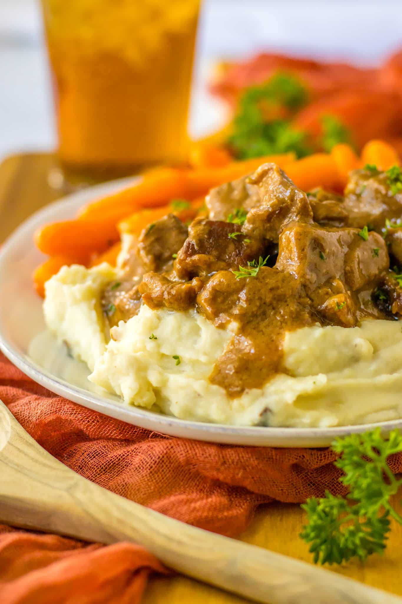 Best Ever Oven Beef Tips - Life With The Crust Cut Off