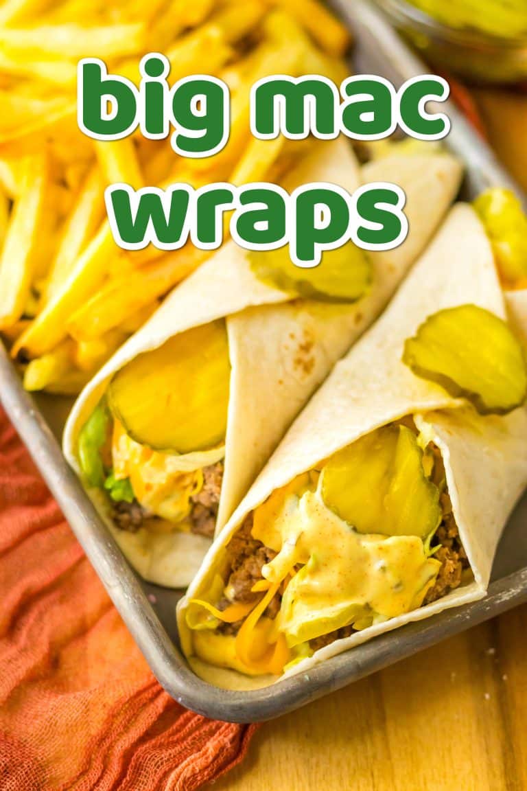 Big Mac Wraps - Life With The Crust Cut Off