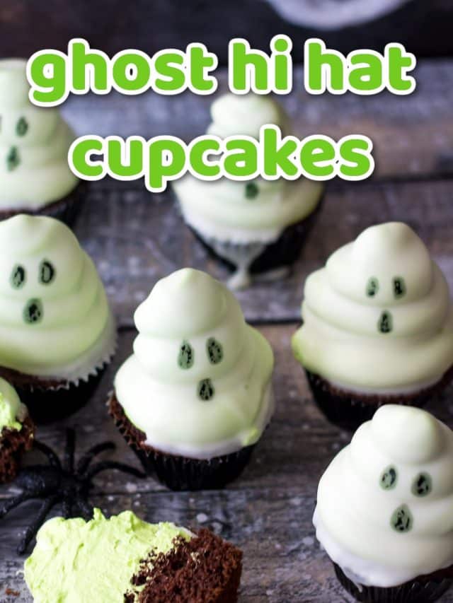 Ghost HI Hat Cupcakes - Life With The Crust Cut Off