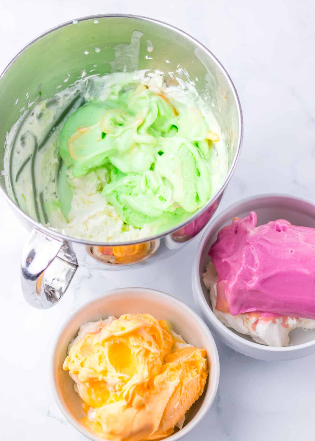No Bake Rainbow Sherbet Cheesecake Bars - Life With The Crust Cut Off