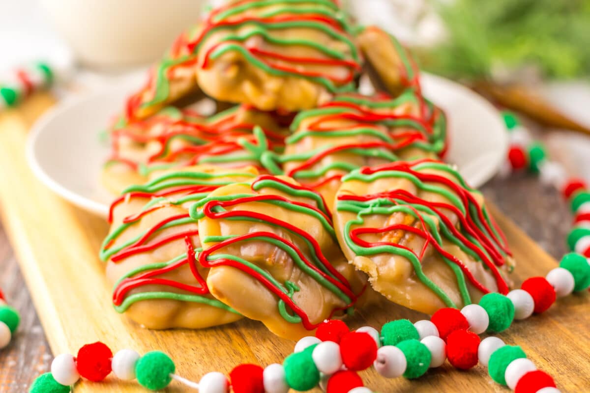 Christmas Pecan Pralines - Life With The Crust Cut Off